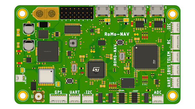Design pcb and enclosure using eagle fusion360 easyeda by Ibnmusty | Fiverr
