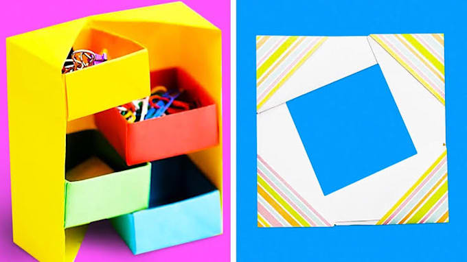Create beautiful diy paper crafts for youtube videos by Ayeshashi1803 ...