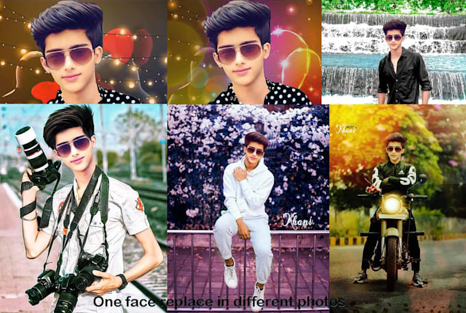 Photo manipulation, face change, background change by Khani654 | Fiverr