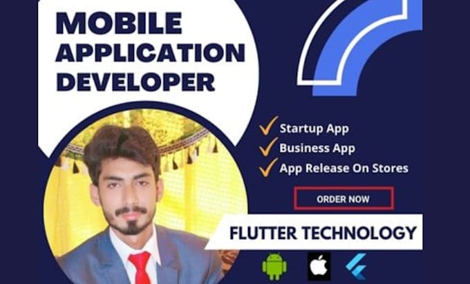 Be your flutter mobile app developer, android, ios app development by Arslansolutions | Fiverr
