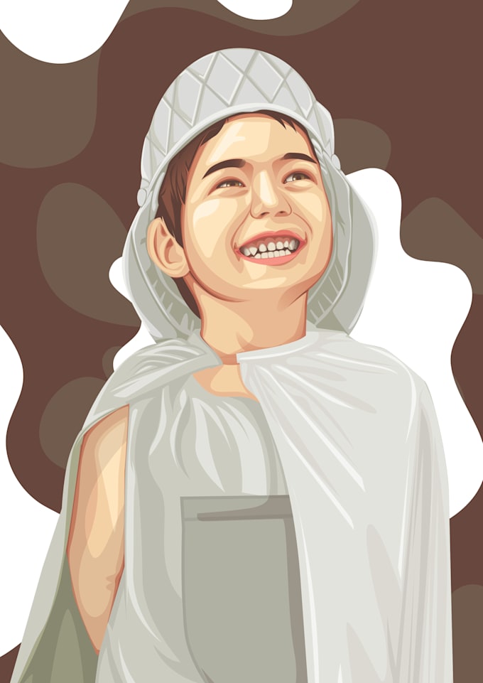 Draw cartoon vectors of those closest to you by Rizkykitaa | Fiverr