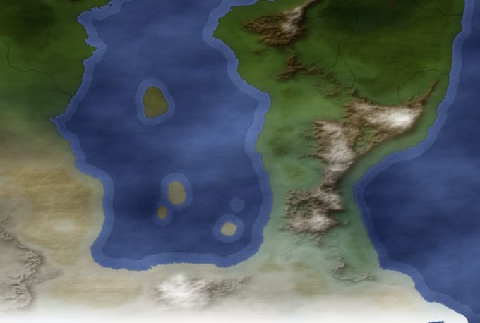 Create an atlas style fantasy map by Nlfischer | Fiverr