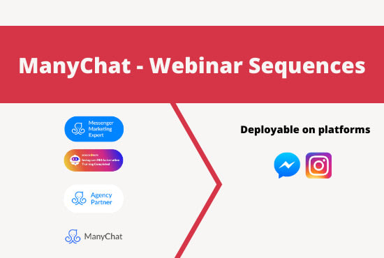 Create manychat flows to promote your webinar or masterclass by Amsa21 | Fiverr