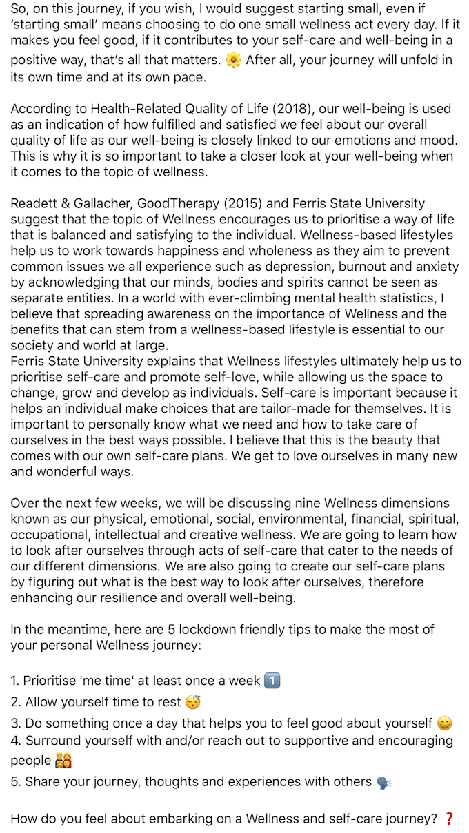 Create and write mental health posts for you by Amyeksteen | Fiverr