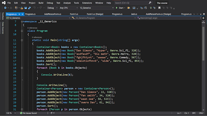 Create your simple c sharp program by Ahmedelsamahy | Fiverr