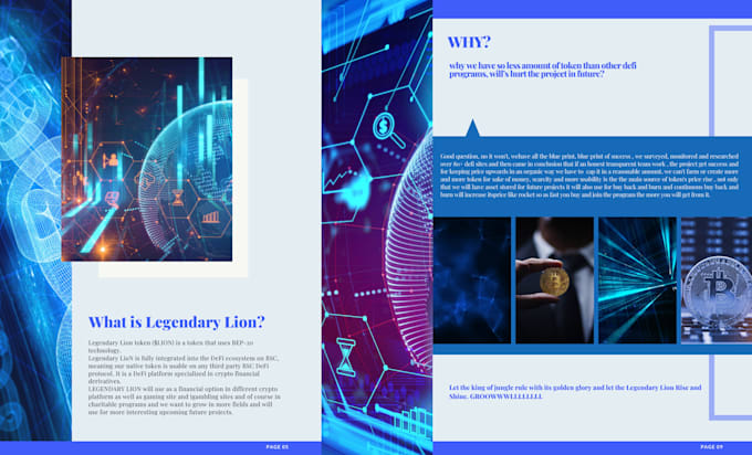 Write and design an impressive ico, crypto blockchain white paper by ...