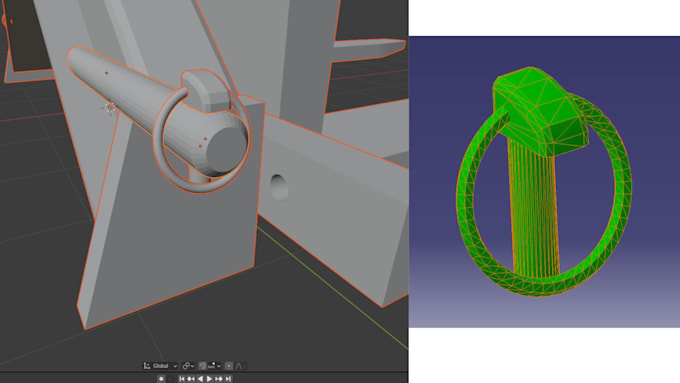 Convert your blender file as stl up to 10mb to cad format by Knippi66 ...