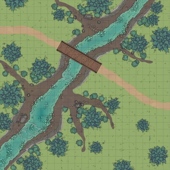 Create a fantasy battle map for your dnd campaign by Ozzytheone | Fiverr