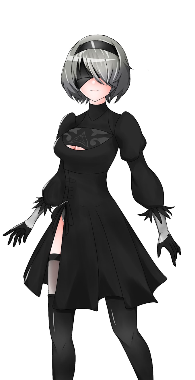 Draw digital anime characters by Dianandrian21 | Fiverr