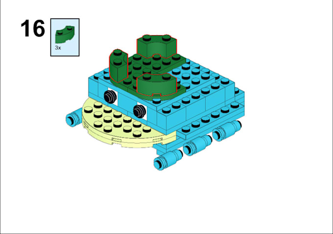 Design for you a lego 3d model with instructions by Guidoparlatore | Fiverr