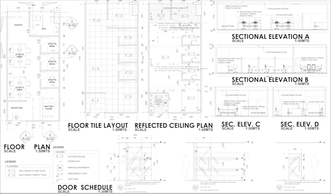 Make architectural drawings in autocad 2d by George_arkxdsgn | Fiverr
