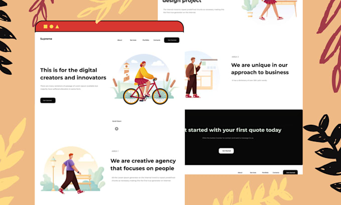 Design killer mobile app website ui ux in figma by Mad_creation_ | Fiverr