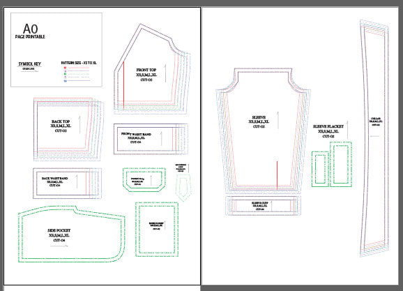 Make garment, dress, clothing sewing pattern and grading by Imran416 ...