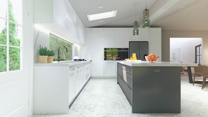 Create realistic visualizations of your kitchen by Tc_lab | Fiverr