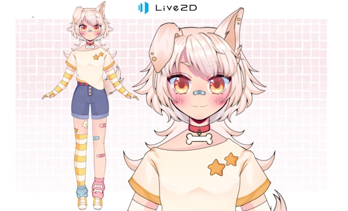 Draw vtuber model ready to rig by Chizunee | Fiverr