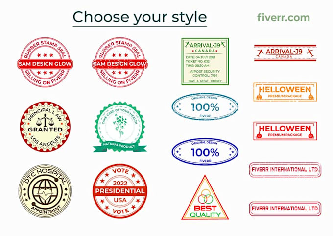 Design corporate seals, and stamps for your company by Samdesignglow ...