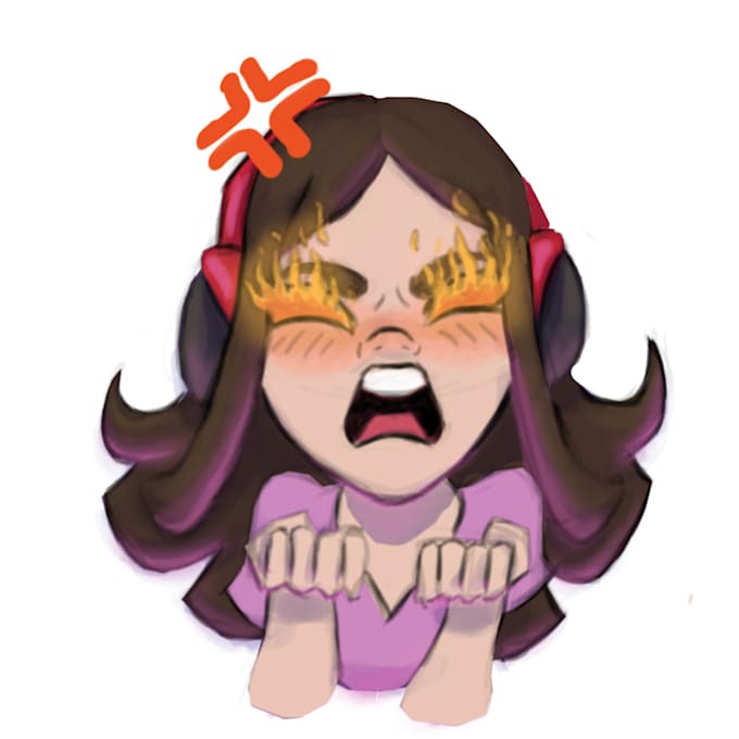 Create cool emotes for you by Leonor_mira | Fiverr