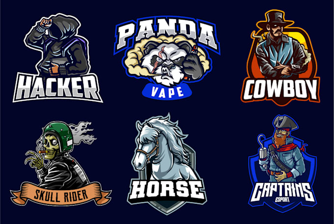 Create awesome unique cartoon character mascot logo design by ...