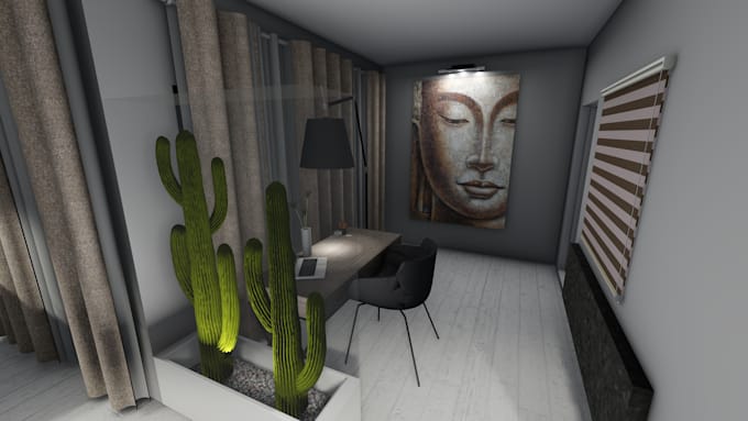 3d modelling and rendering interior design by Nevena_arch | Fiverr