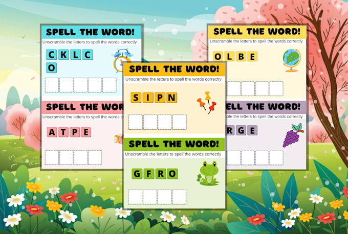 Design custom workbook, children activity book, kids worksheets pages ...