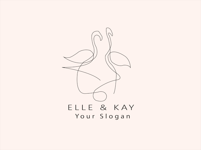 Make you a custom one line art logo by Mdshimul96 | Fiverr