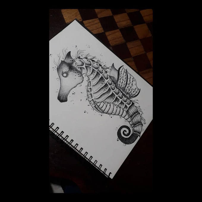 Blackwork drawings and tattoo design by Judithgava | Fiverr