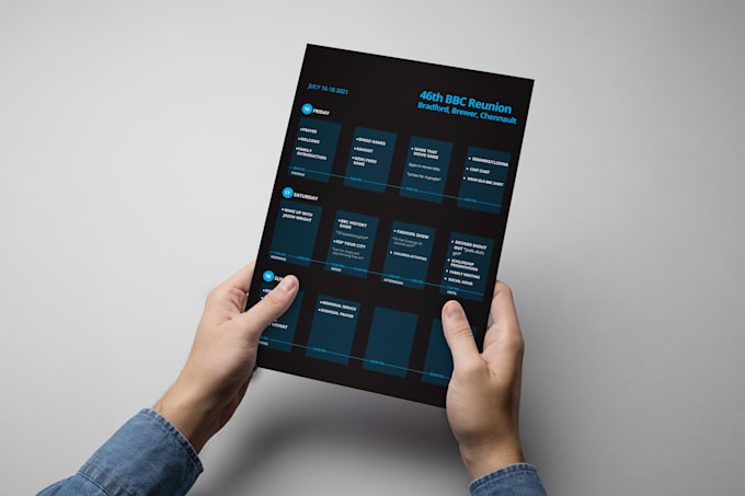 Design customizable schedule, timetable in 24 hours for premium by ...