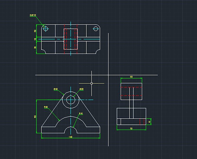 Convert pdf, sketch, or image drawing to autocad 2d by Ajayvarmacad ...