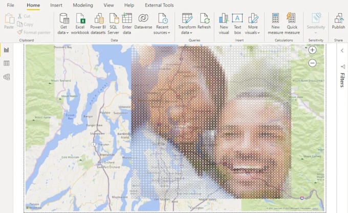 Create a power bi map with your picture by Greg_sinka | Fiverr