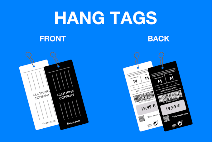 Design professional clothing care labels and wash tags for your brand ...
