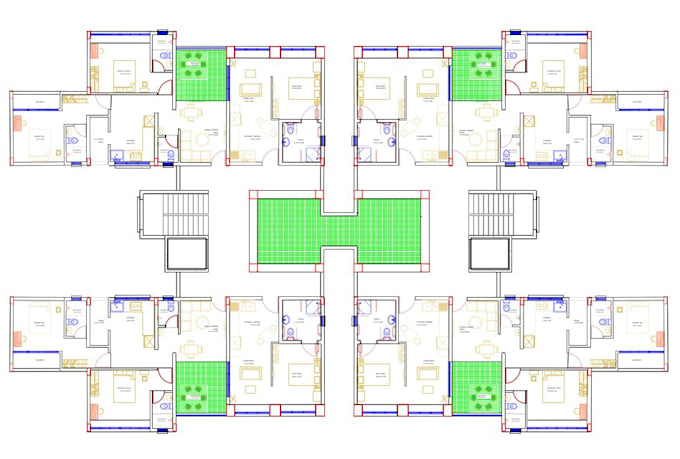 Draw your hand sketches and ideas in autocad by Tejaswinishinde | Fiverr