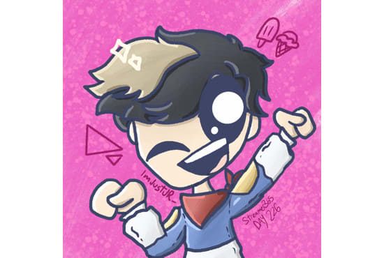 Draw You A Detailed Cartoony Profile Picture By Scrubbletea Fiverr