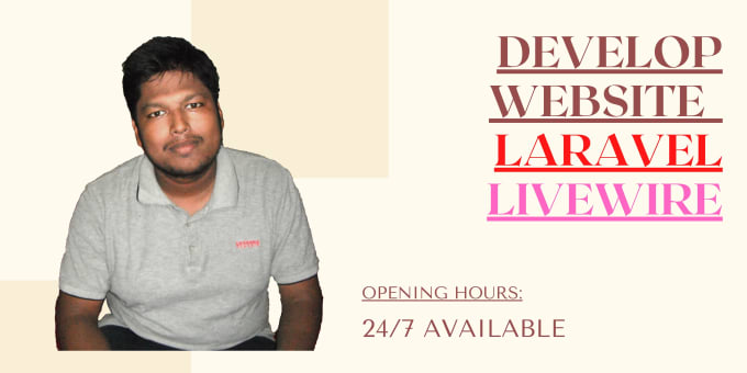 Develop, fix or modify any php laravel website using livewire by ... Develop, fix or modify any php laravel website using livewire by ...