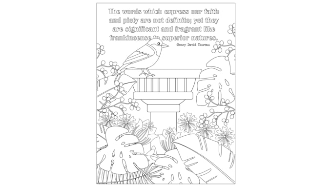 words of wisdom coloring book