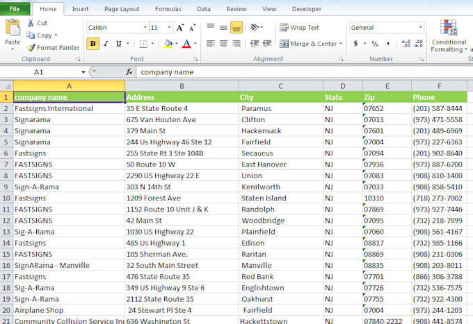 Do expert data entry in excel, web search and copy paste by Vagdevi_06 ...