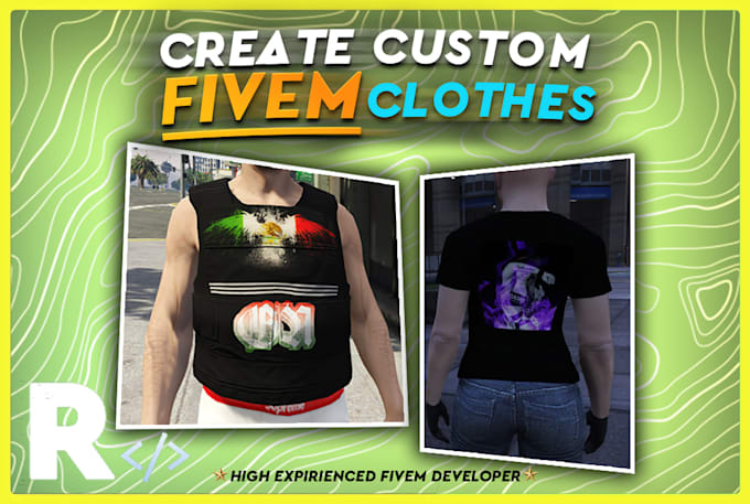 Sell you custom clothing pack for fivem and textures by Aggelosdm | Fiverr