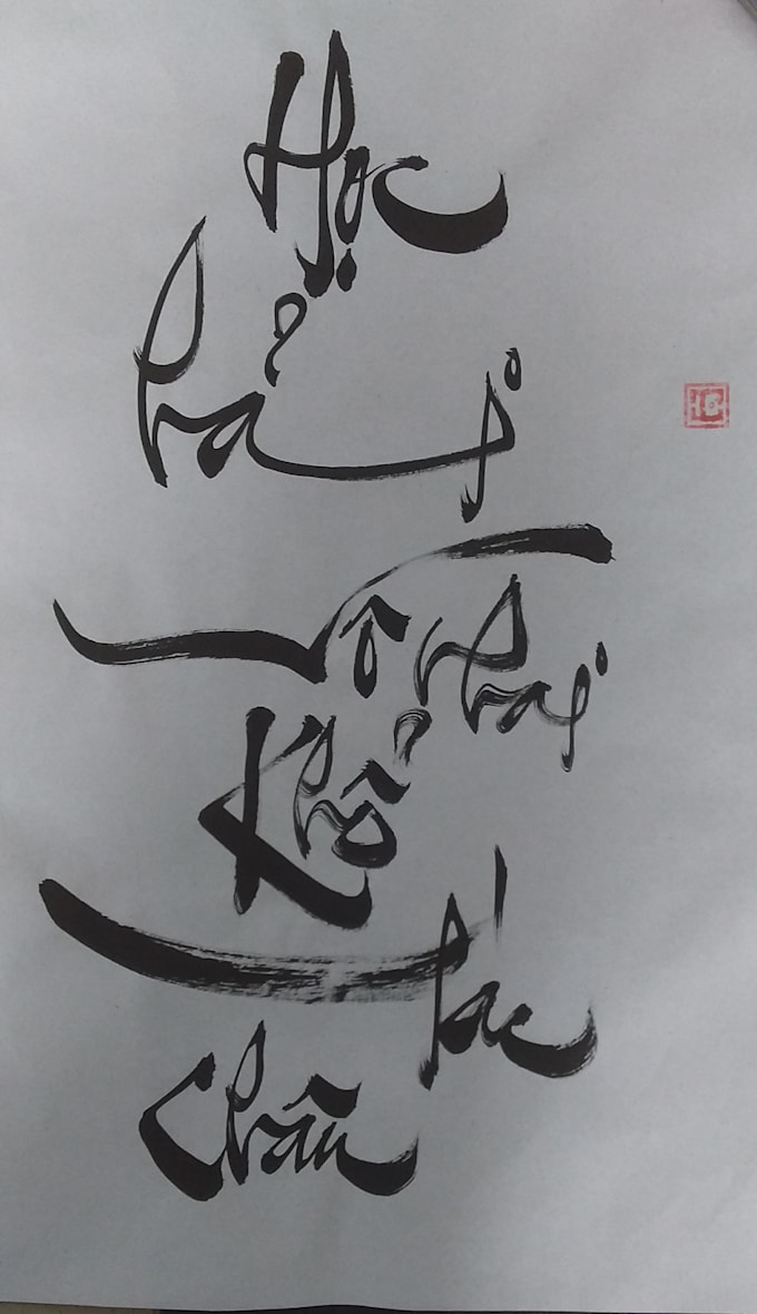 Write anything you request in calligraphy by Longvuong1897 | Fiverr