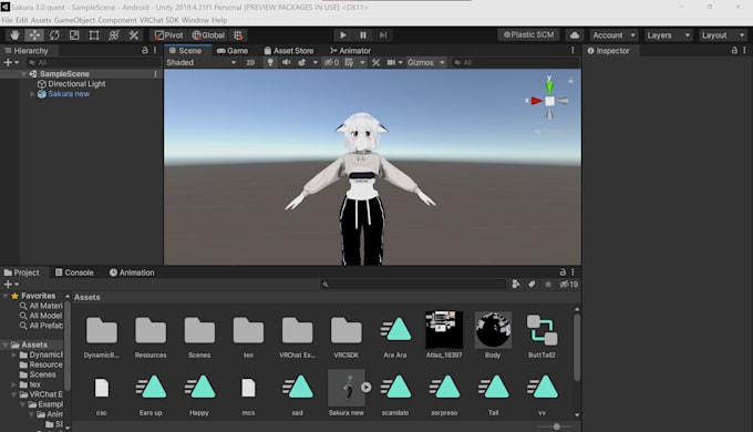 Convert your pc vrchat avatar to quest and fallback by Axart33 | Fiverr