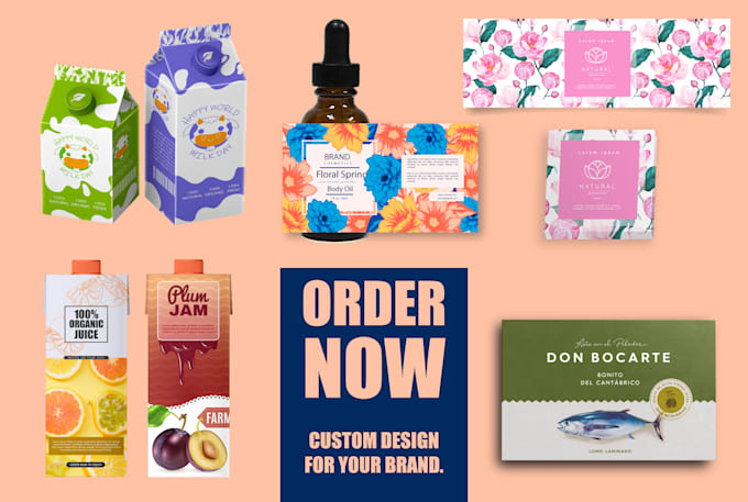 Design high end packaging and label design by Tayabunn | Fiverr