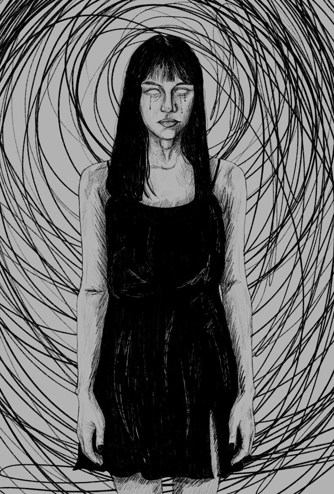 Draw a spooky portrait for you by Leximiller0916 | Fiverr