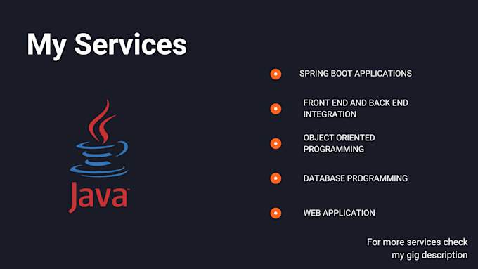 Develop spring boot and java applications by Paulinmhilli | Fiverr