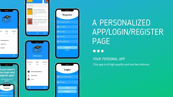 Make a personalized login and register app in android studio by ...