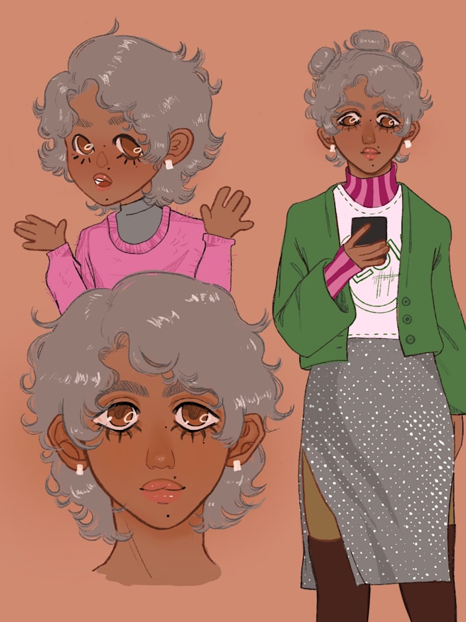 Illustrate your oc or design in my style sfw and nsfw allowed by ...