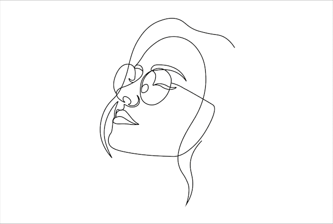 Draw minimalist continuous line art within 5 hours by Saliyanaduni | Fiverr