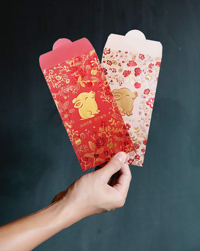 Design lunar new year red packet by Cindyloh | Fiverr
