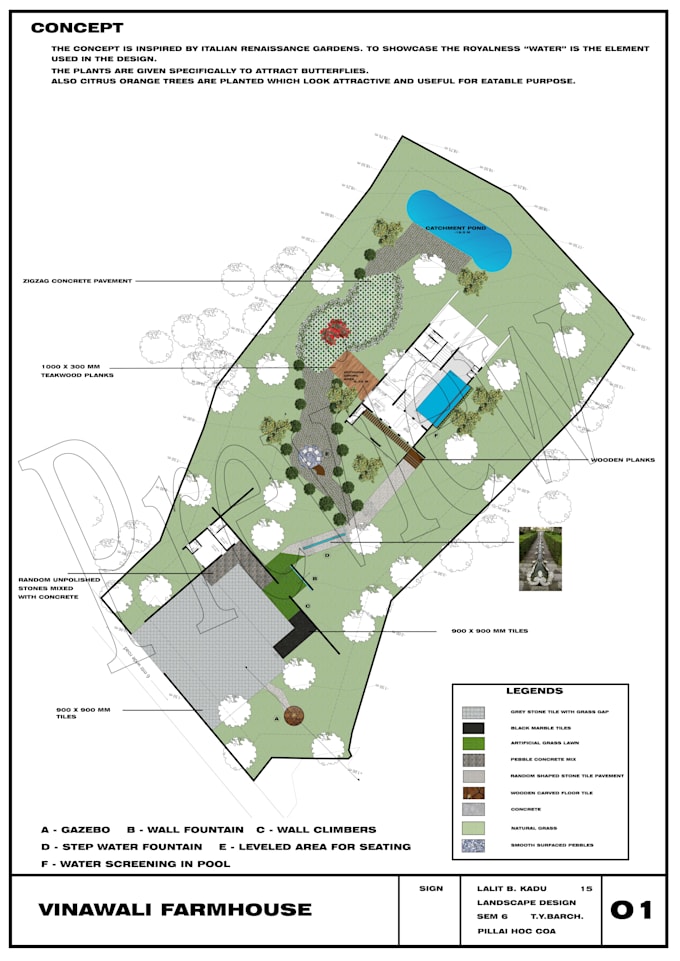 Provide autocad drawings also photoshop rendered plans by Lalitkadu ...