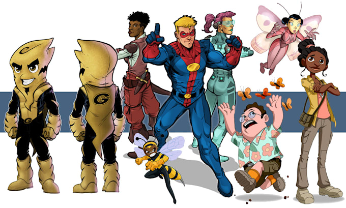 Design a custom character for your game, comic, or project by ...