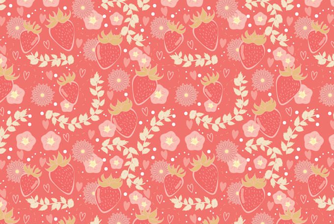 Make a beautiful, seamless pattern in illustrator by Jaye_elle | Fiverr