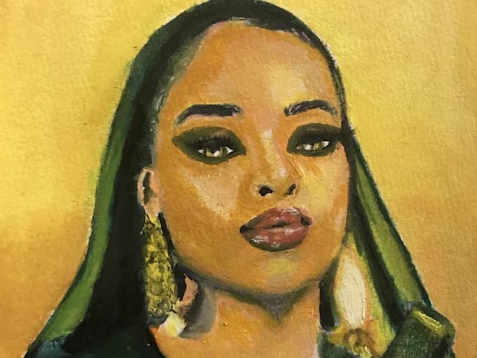 Draw a realistic portrait from personal photo reference by Aleadraws ...