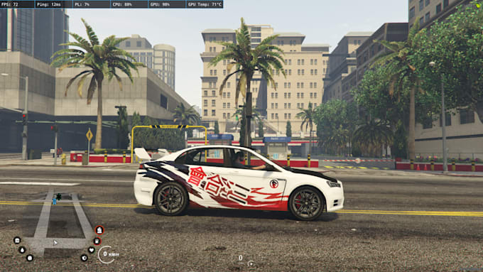 Make custom car livery for fivem or gtav by Ns_nazmus_sakib | Fiverr